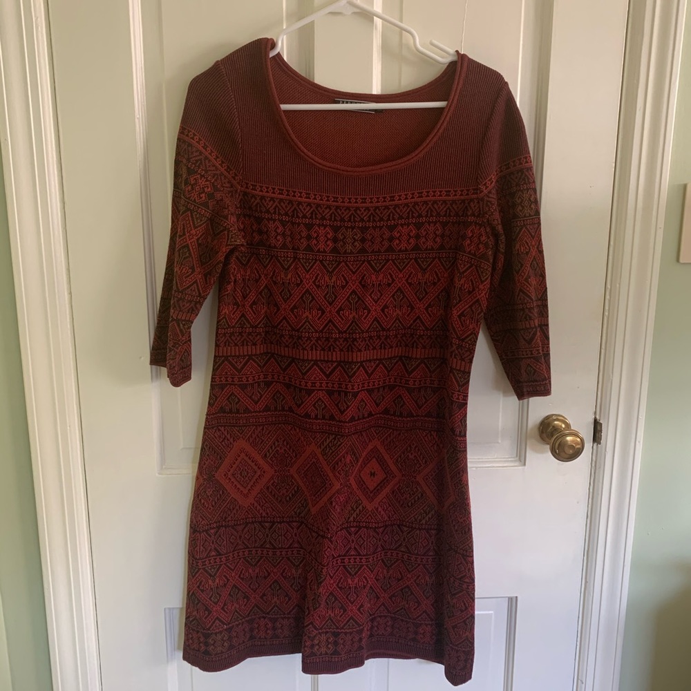 Peruvian Connection Sweater Dress - Gem